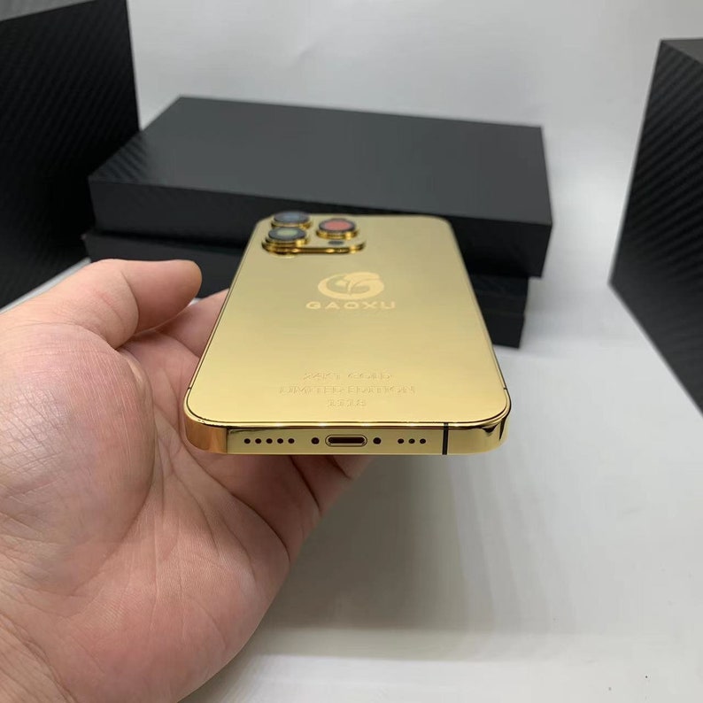 Customized Luxury 18k Gold Phone Case Iphone 7 8 Plus X Xr Xs - Etsy