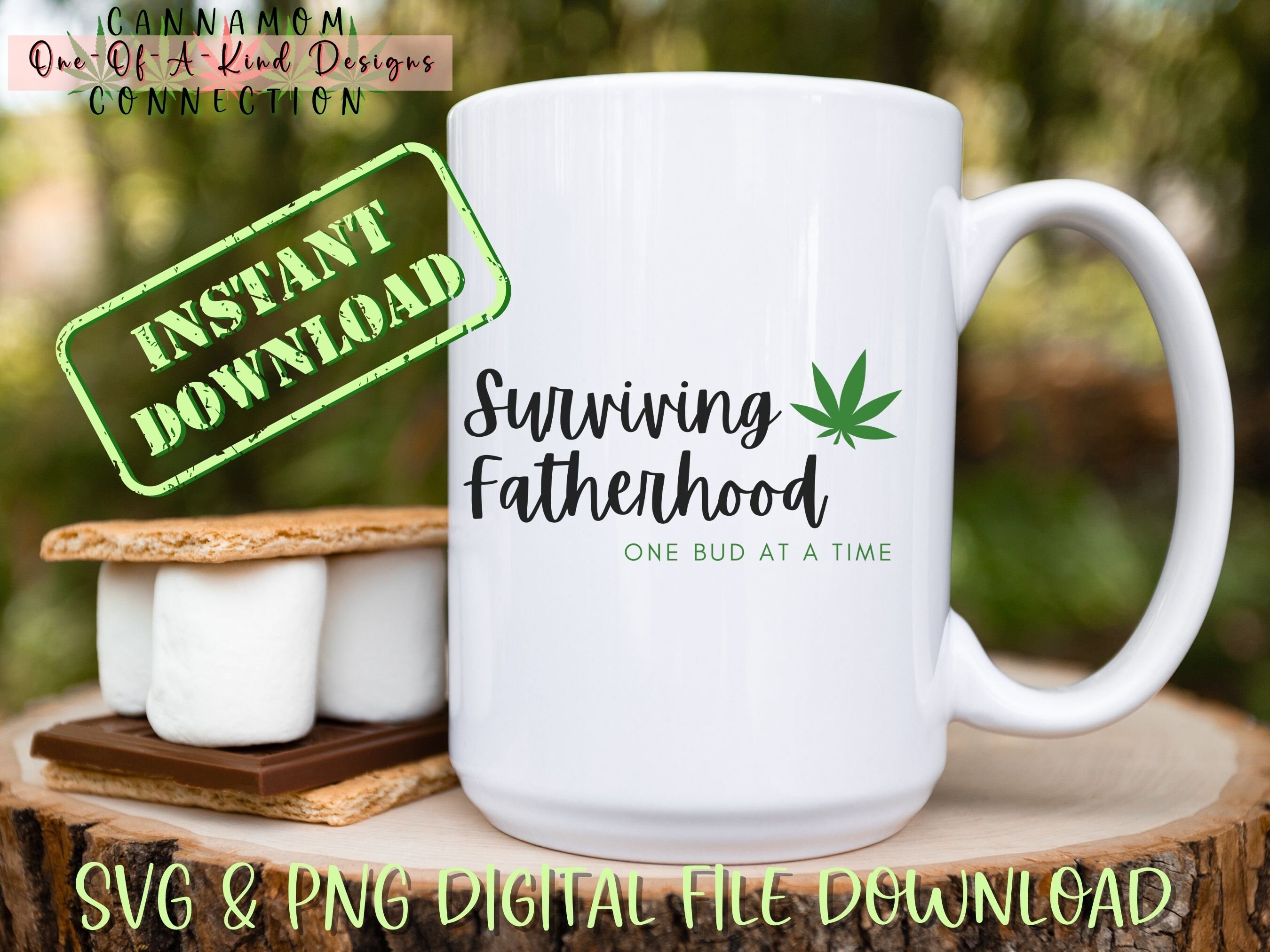 Stoner Dad Weed SVG and Marijuana PNG for Funny Stoner Gifts - Etsy