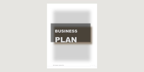 Business Plan Guide Business Plan Template Editable Business | Etsy