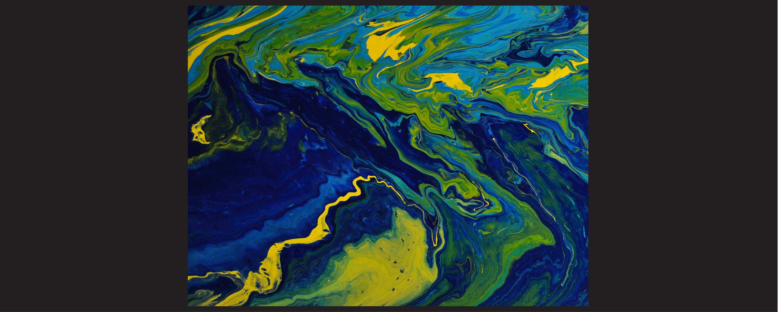 Translucent Revitalization – Abstract Digital Canvas Pour Painting ...