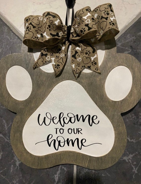 Wall Décor Dawg Paw Door Hanger Home Décor etna.com.pe