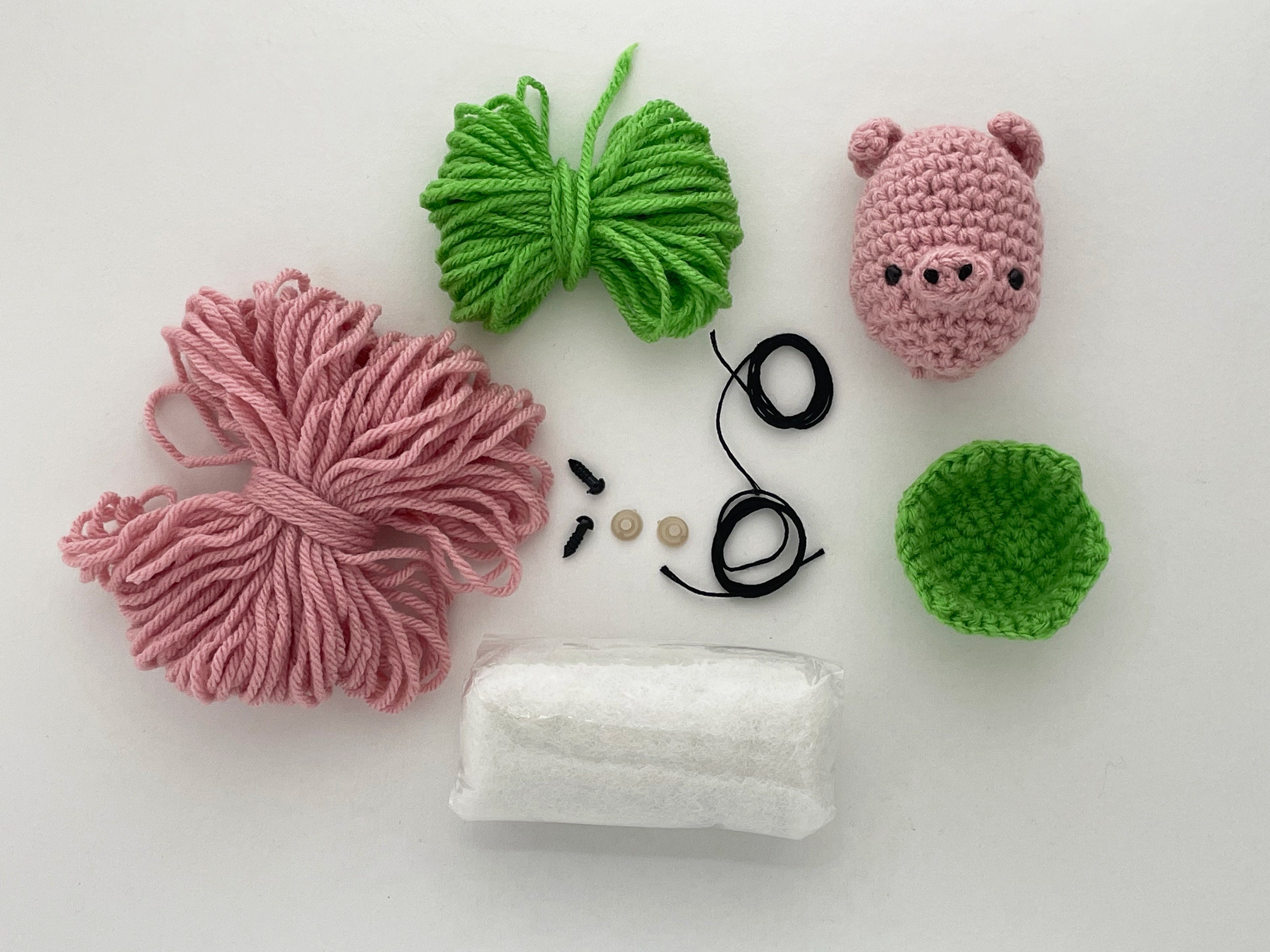 Pig Crochet Kit - Pig Egg Amigurumi Kit, Gift Kit for Crocheters - Etsy
