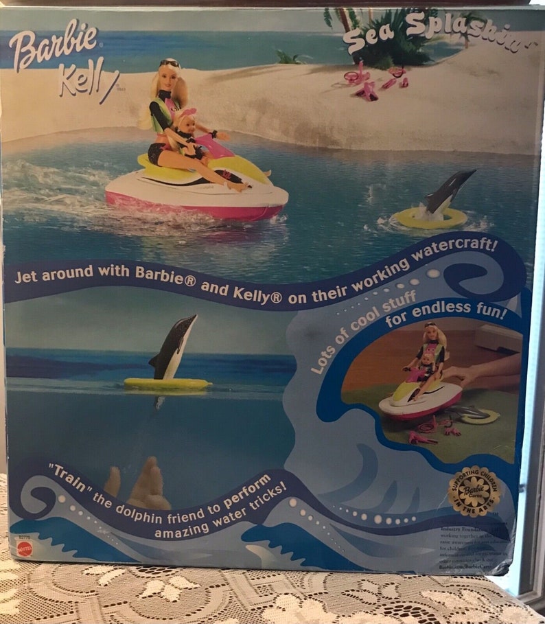Barbie and Kelly Sea Splashin' With Jet Ski Watercraft & Dolphin, # ...