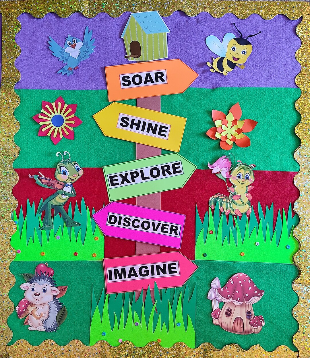 Bulletin Board school Adventure - Etsy