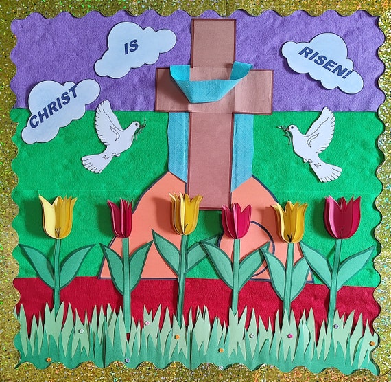 Church Bulletin Board Ideas For Easter