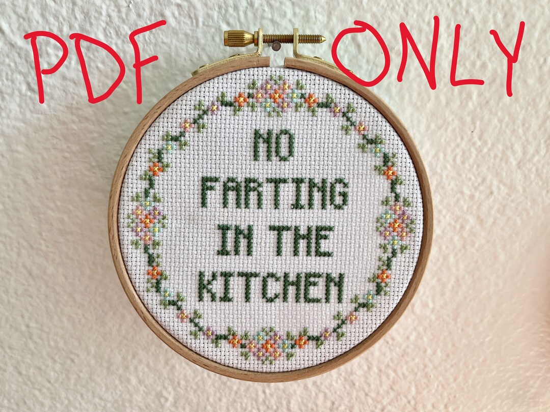 FARTS & CRAFTS: Digital PDF Cross Stitch Pattern so You Can Stitch up ...