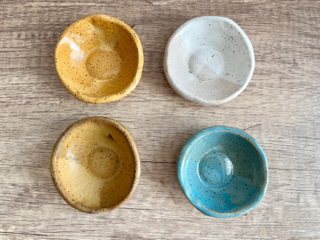 Rustic, Handmade Ceramic Trinket Dishes or Pinch Pots - Perfect for ...