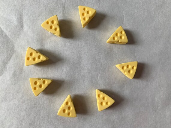 SAY CHEESE: Sets of 8 Wedge of Cheese Refrigerator Magnets | Etsy
