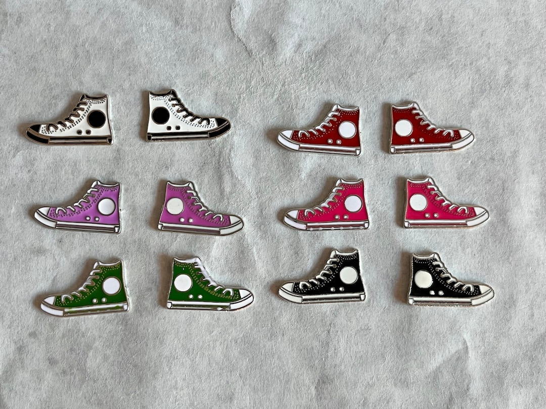 LET'S CONVERSE: Sets of 6 High Top Sneaker Refrigerator Magnets Why ...