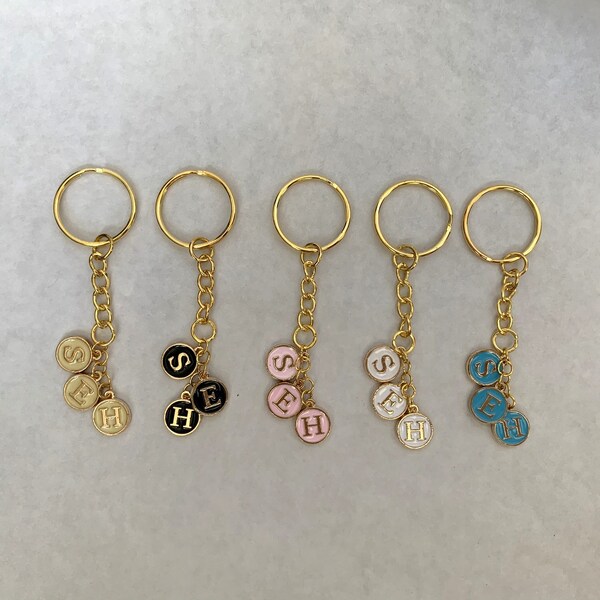 Enamel Letter Charms - Etsy