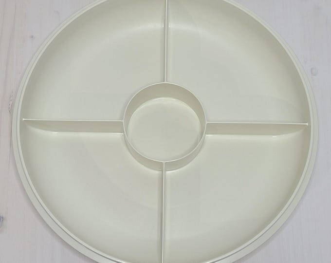 Vintage Tupperware Extra Large Serving Center Set, Orange Color W ...