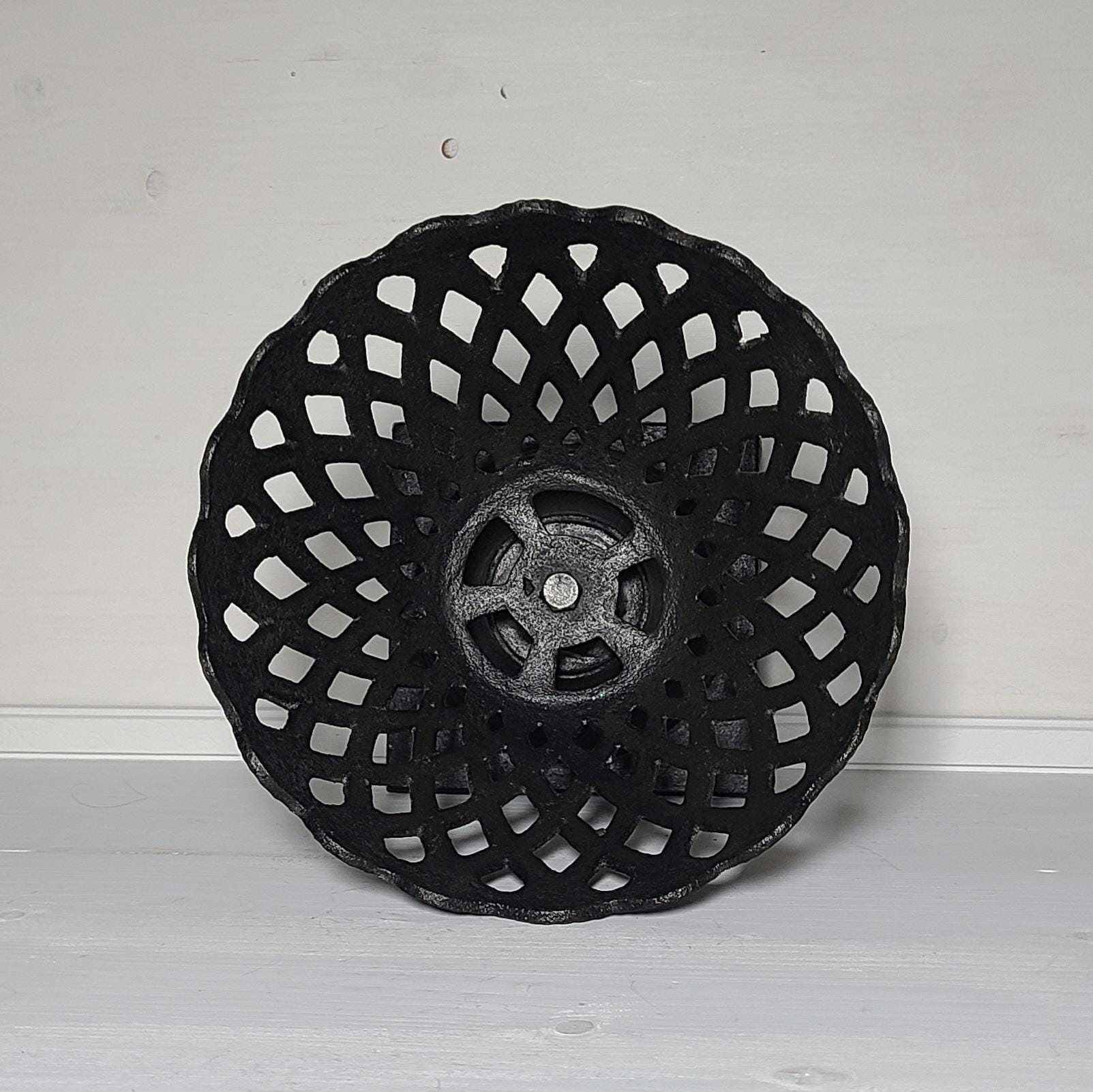 Vintage Reticulated Cast Iron Plant Stand. French Pedestal Urn Woven ...