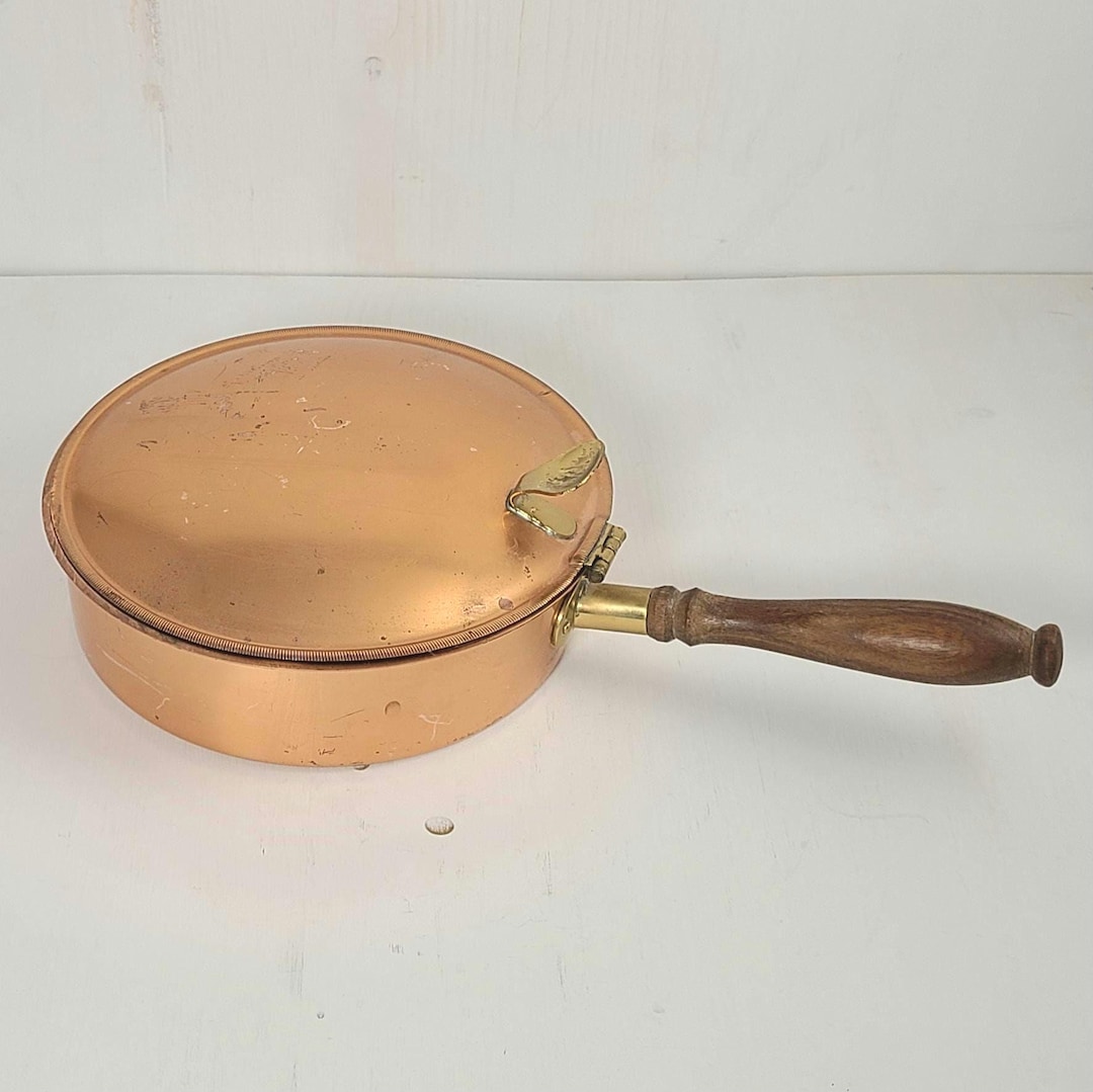 Vintage Tagus Copper Silent Butler: Portugal Hinged Lid Pan - Etsy
