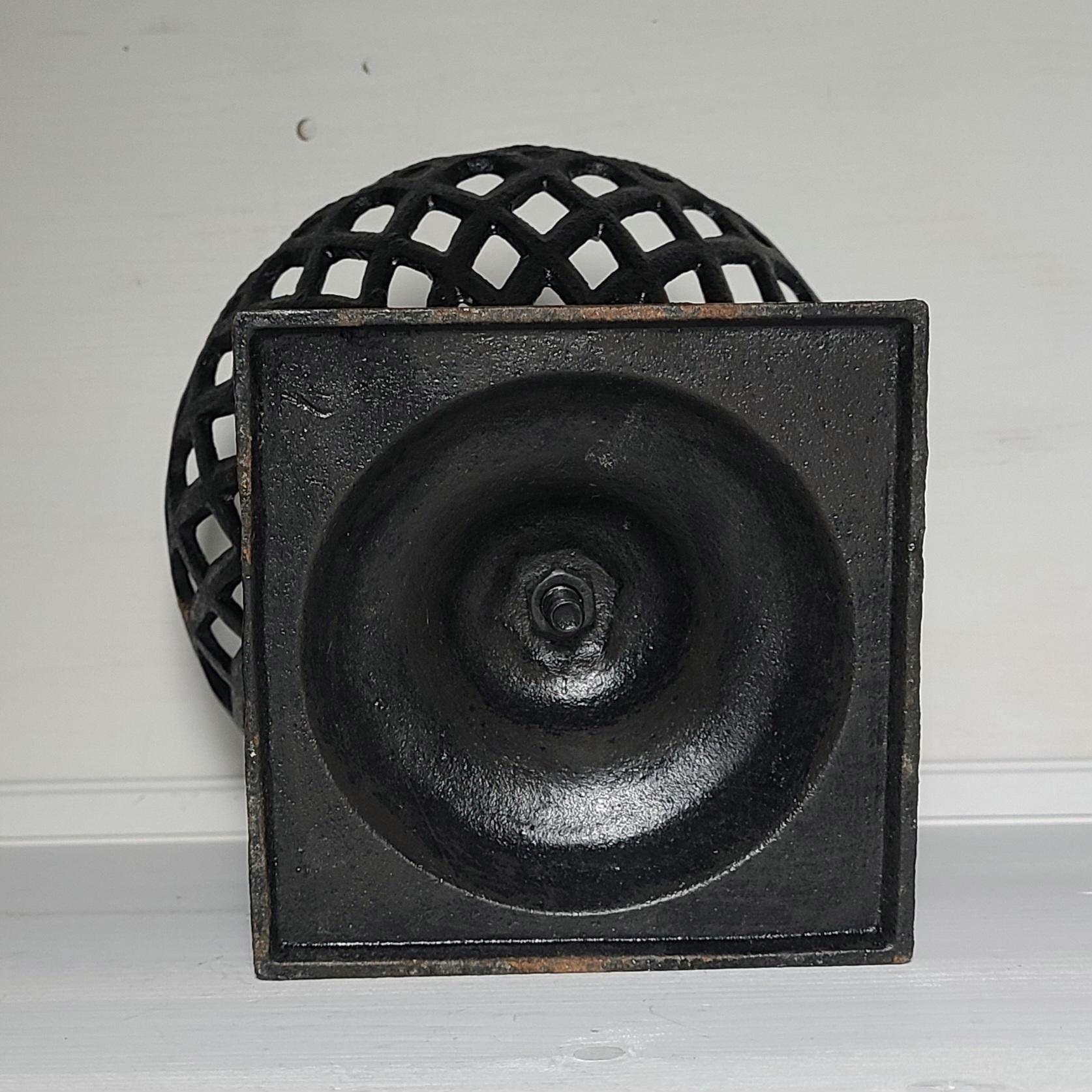 Vintage Reticulated Cast Iron Plant Stand. French Pedestal Urn Woven ...