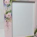 Vintage Terragraphics Porcelain Photo Frame. MCM Floral Flowers Picture ...
