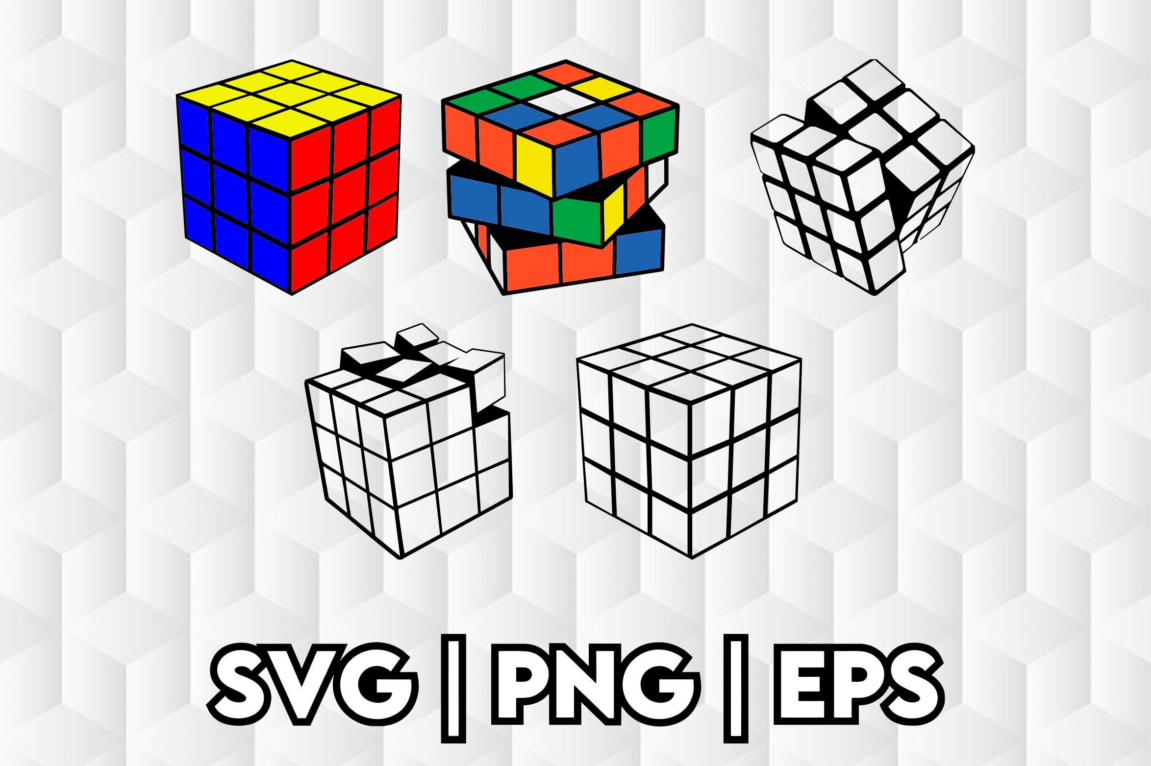 Printable Rubik Cube - Etsy