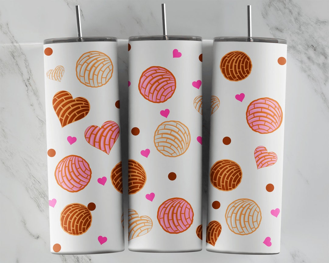 Conchas Tumbler Design, 20oz Skinny Tumbler Wrap, Tumbler Template, PNG ...