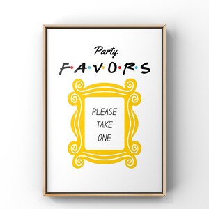 Friends Graduation Party Signs , Friends Themed Party Sign Set ...