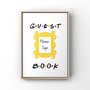 Friends Party Sign Bundle , Friends Themed Party Set, Baby Shower ...