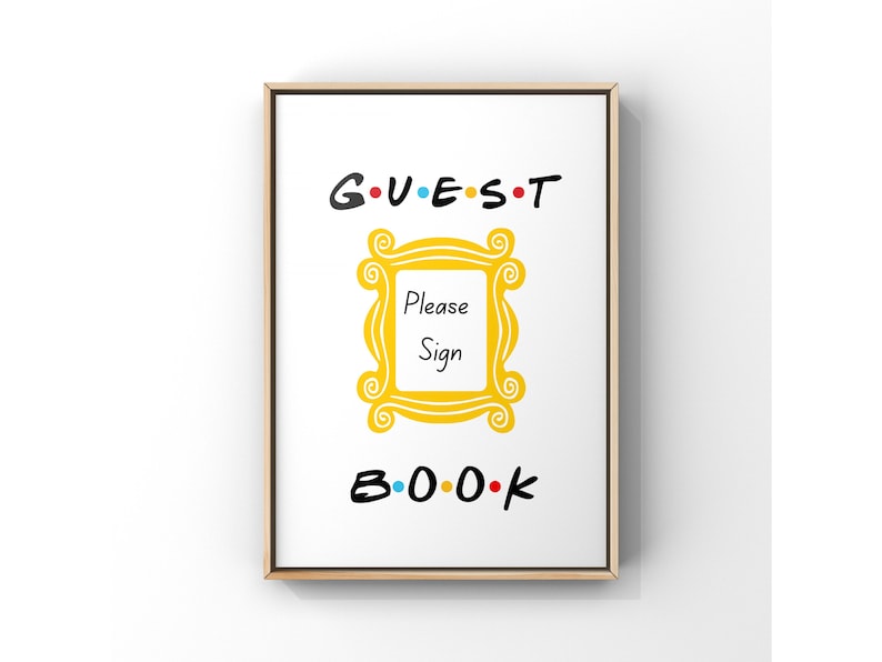 Friends Party Sign Bundle , Friends Themed Party Set, Baby Shower ...