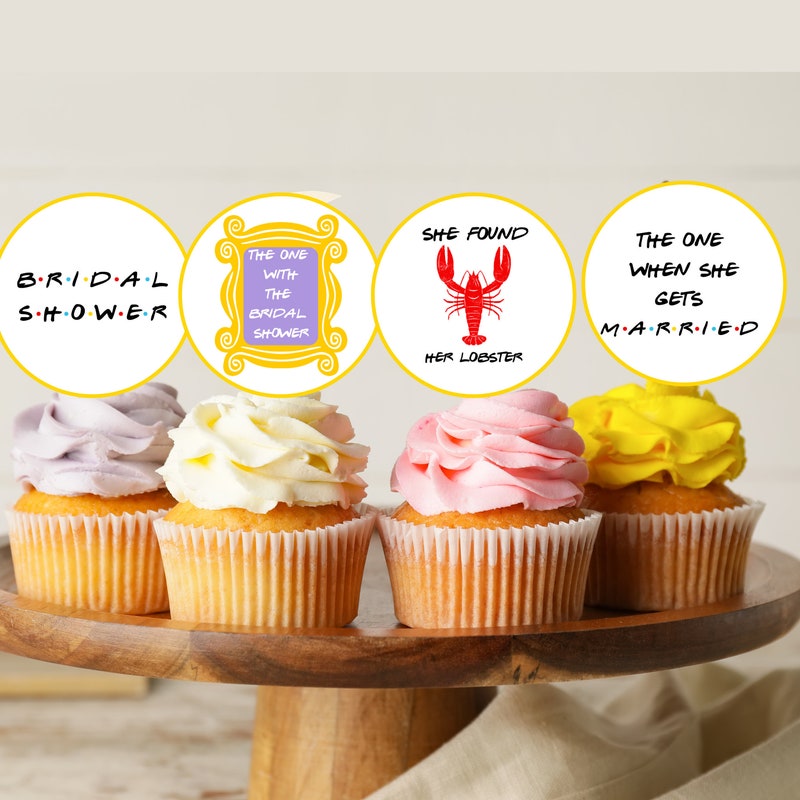 Friends Theme Cupcake Toppers - Etsy