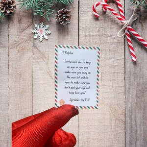 Editable Mini Elf Letter, Elf Printable, Hello From Your Elf, Elf ...