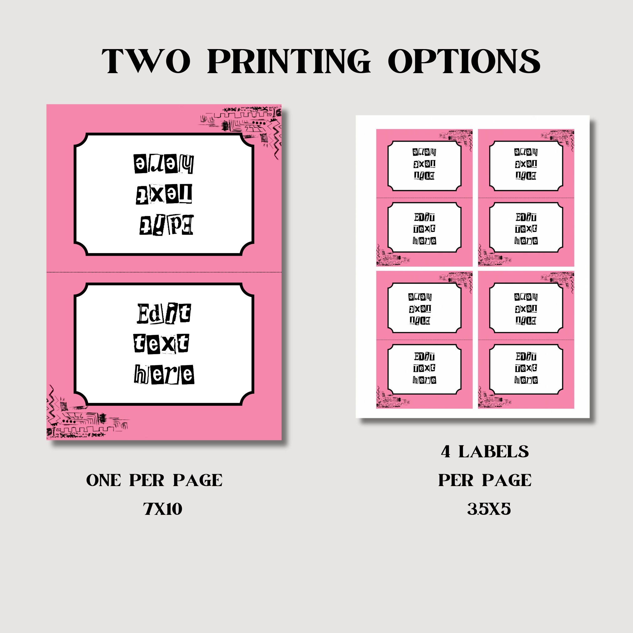 Editable Mean Girls Food Labels, Mean Girls Themed Party, Buffet Cards ...