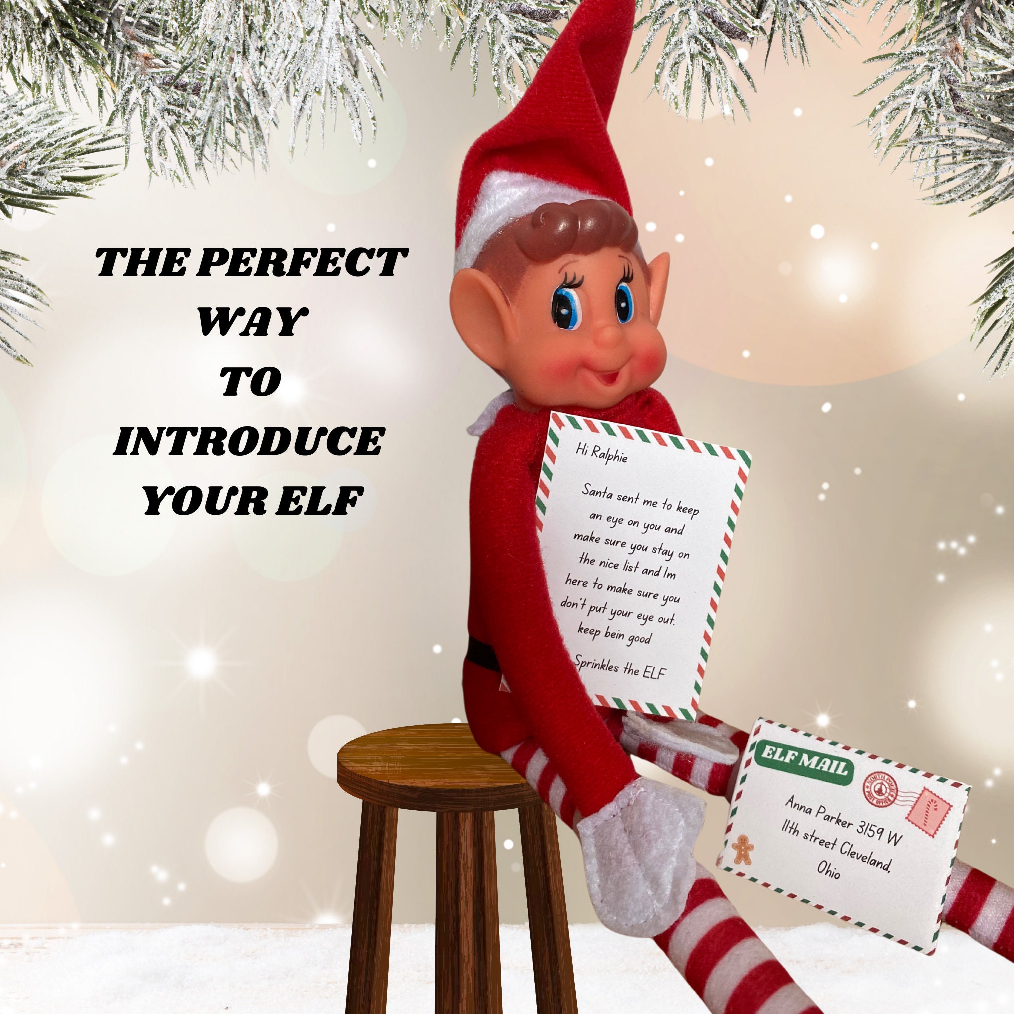 Editable Mini Elf Letter, Elf Printable, Hello From Your Elf, Elf ...