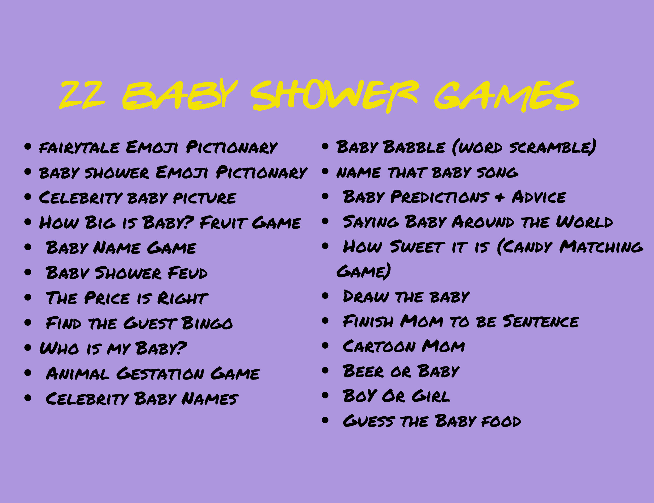 Friends Theme Baby Shower Game Bundle, Printable, Friends TV Show ...