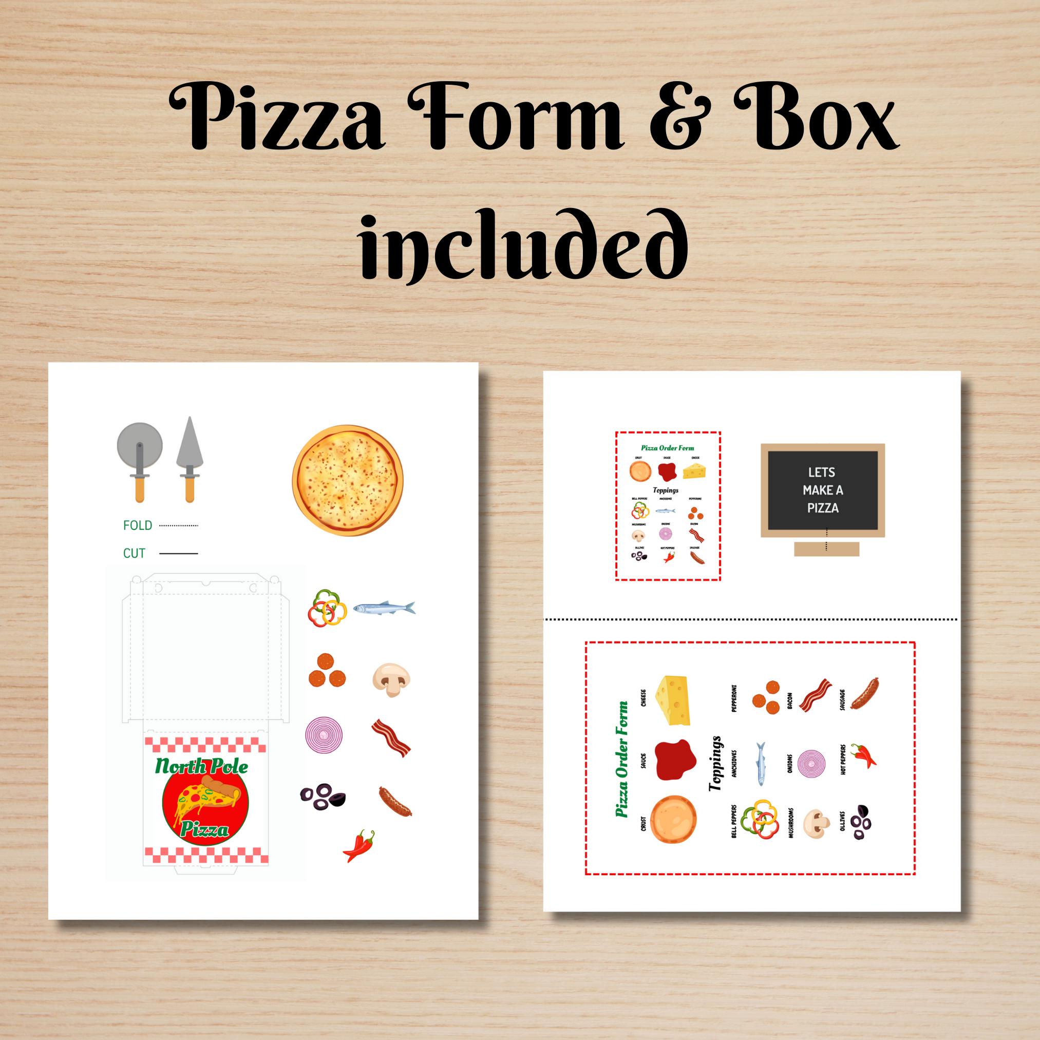 Printable Pizza Party Elf Props, DIY Elf Costume (instant Download) - Etsy