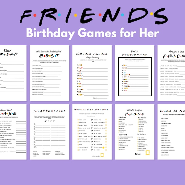 Friends Themed Birthday Party - Etsy