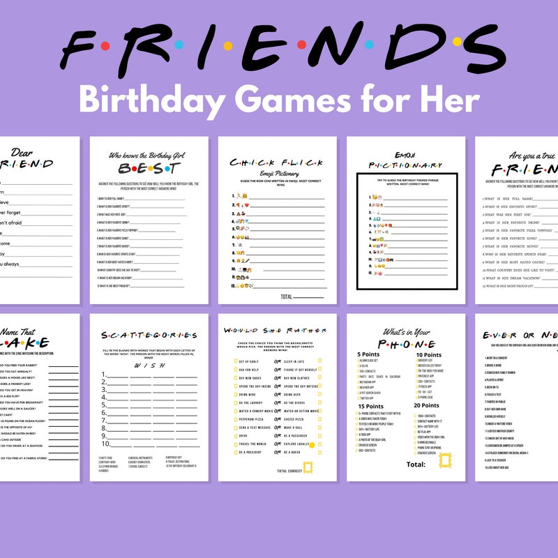 Friends Themed Birthday Party - Etsy