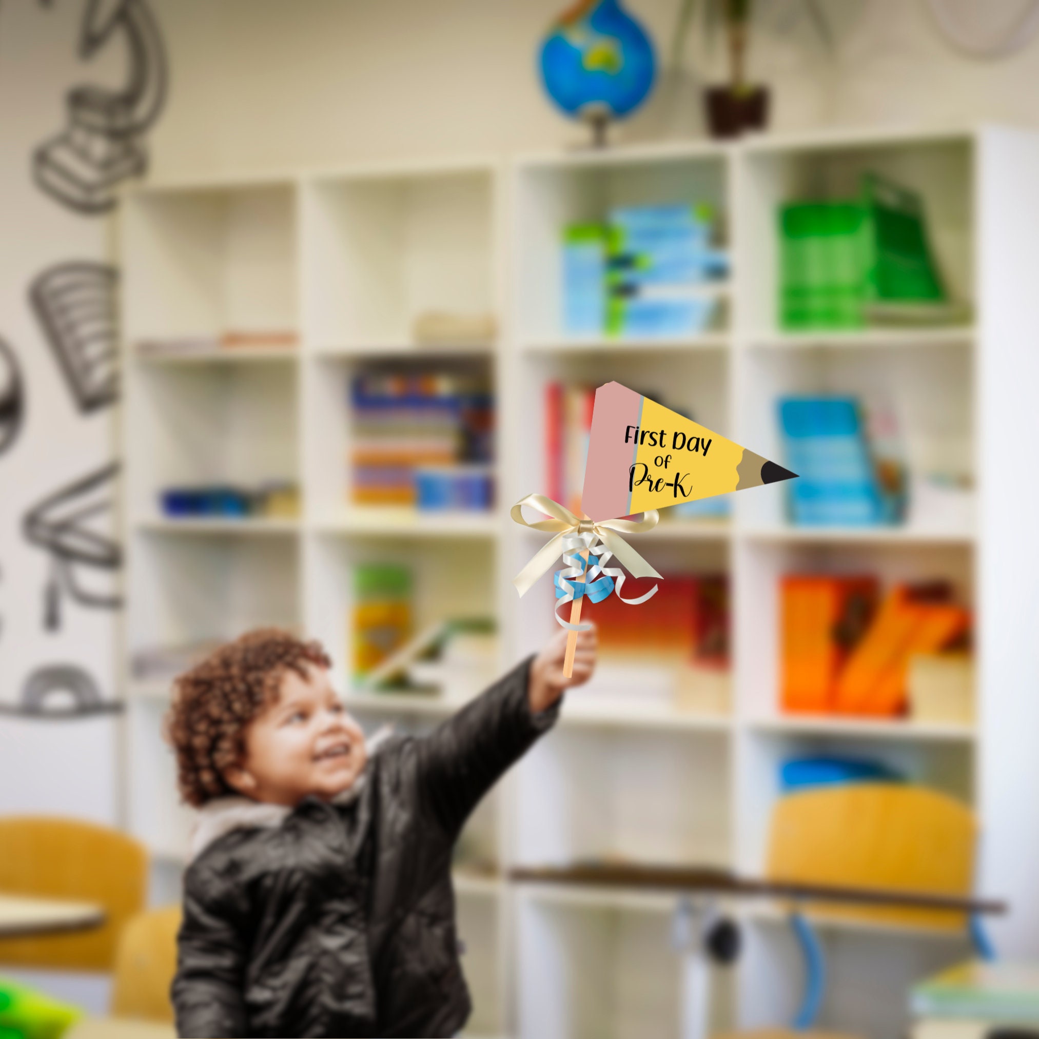First Day of School Flags, Back to School Pennant, Printable Flags ...