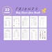 Friends Theme Baby Shower Game Bundle, Printable, Friends TV Show ...