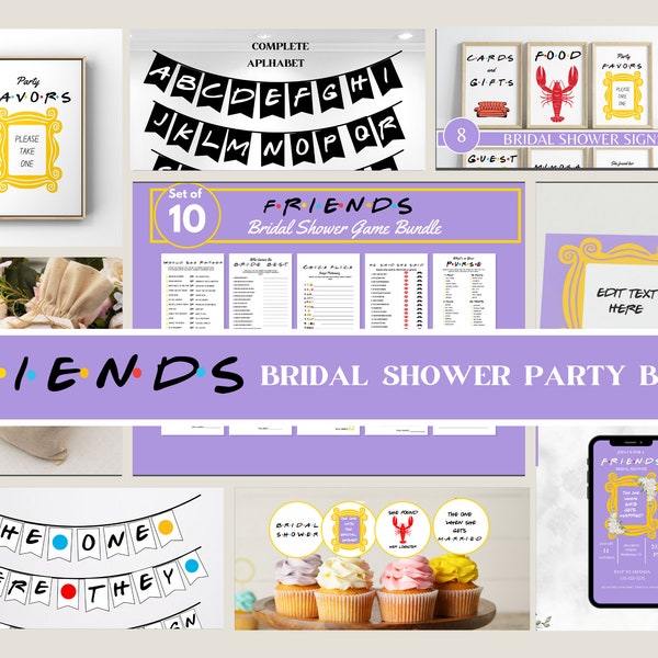 Friends Theme Bridal Shower - Etsy