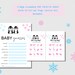 Winter Gender Reveal Games Bundle, Printable, Christmas Gender Reveal ...