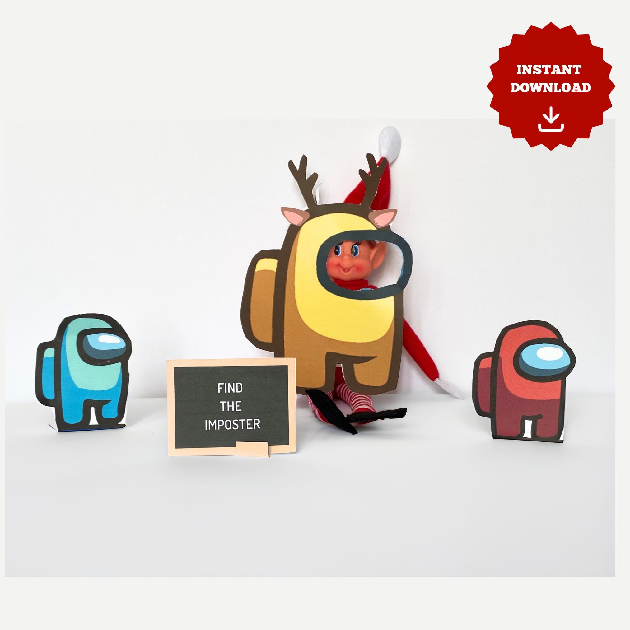 Printable Elf Among Us Prop , Elf Accessories, Instant Download, Elf ...