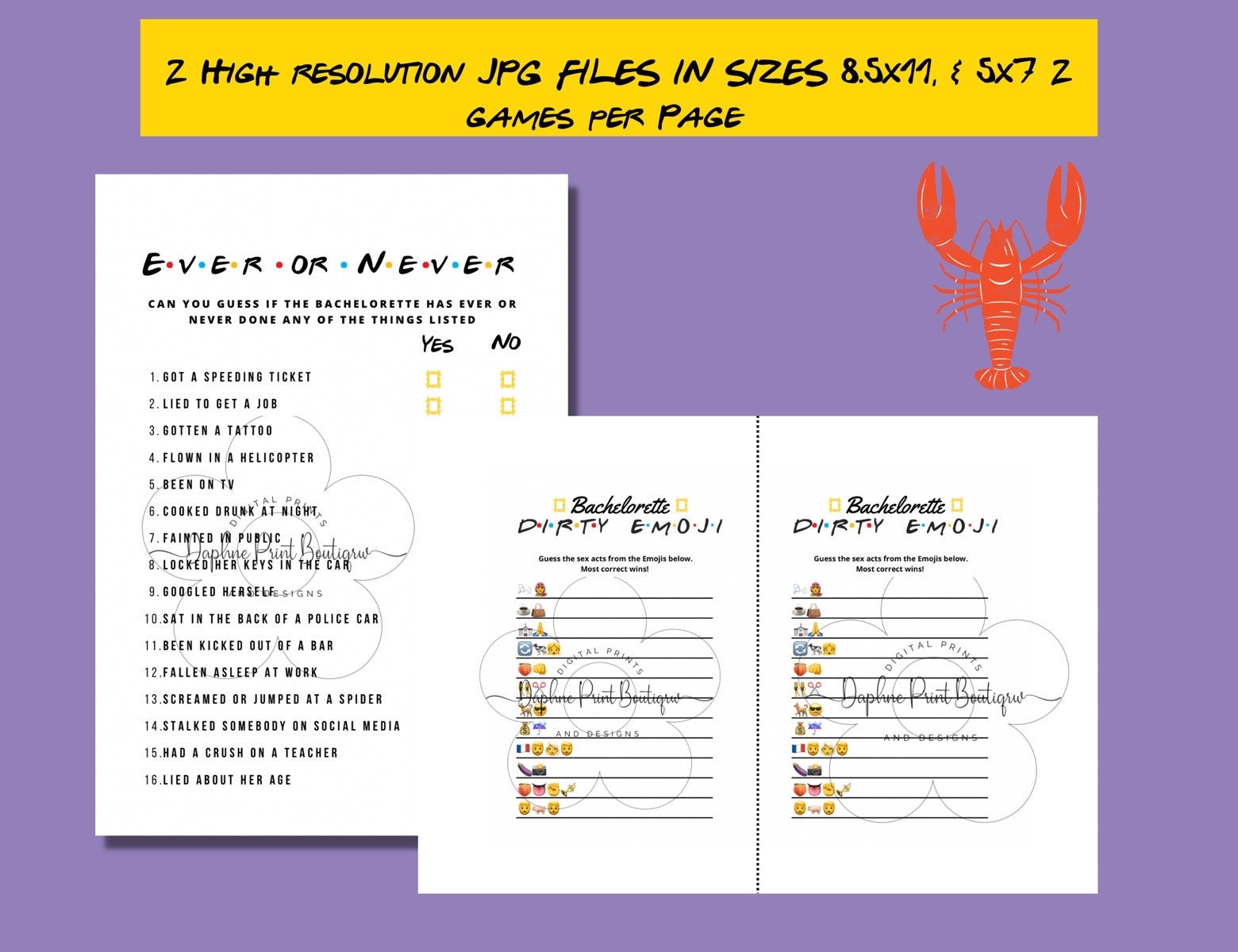 Dirty Emoji Pictionary Game, Friends Bachelorette Party Games, Emoji ...