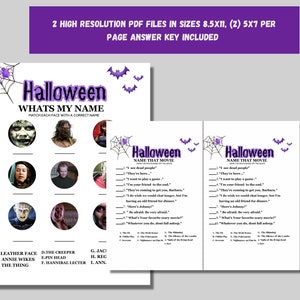 Halloween Printable Game Bundle, Halloween Party Games, Instant ...
