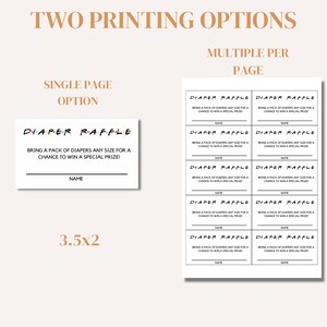 Friends Baby Shower Diaper Raffletickets, Friends Themed Baby Shower ...