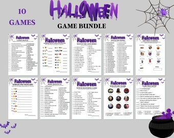 Halloween Games Bundle Family Games Night Halloween Party Game ...