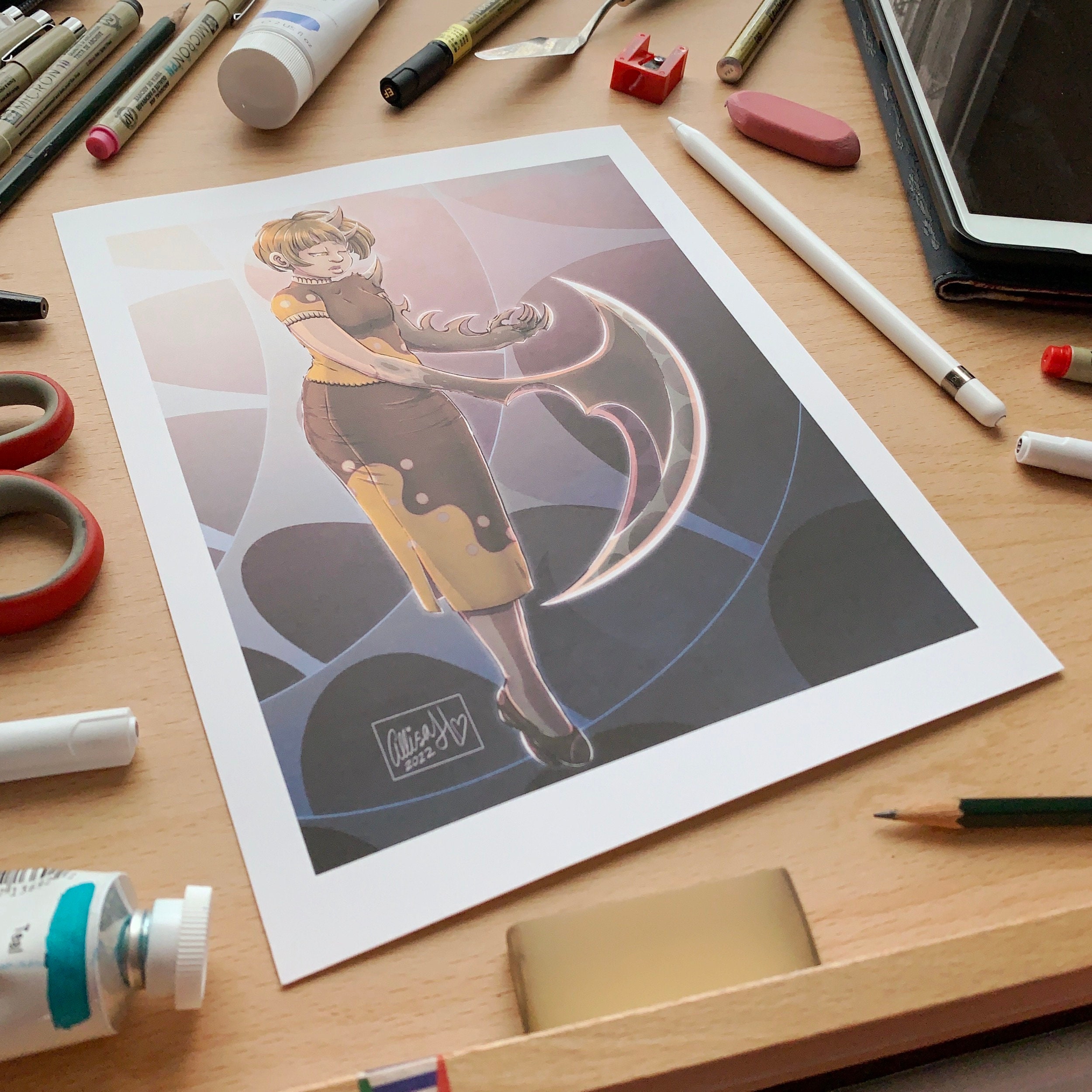 Estrella Sandata 8x10 Print Dangerous Woman Concept Art Comic Art ...