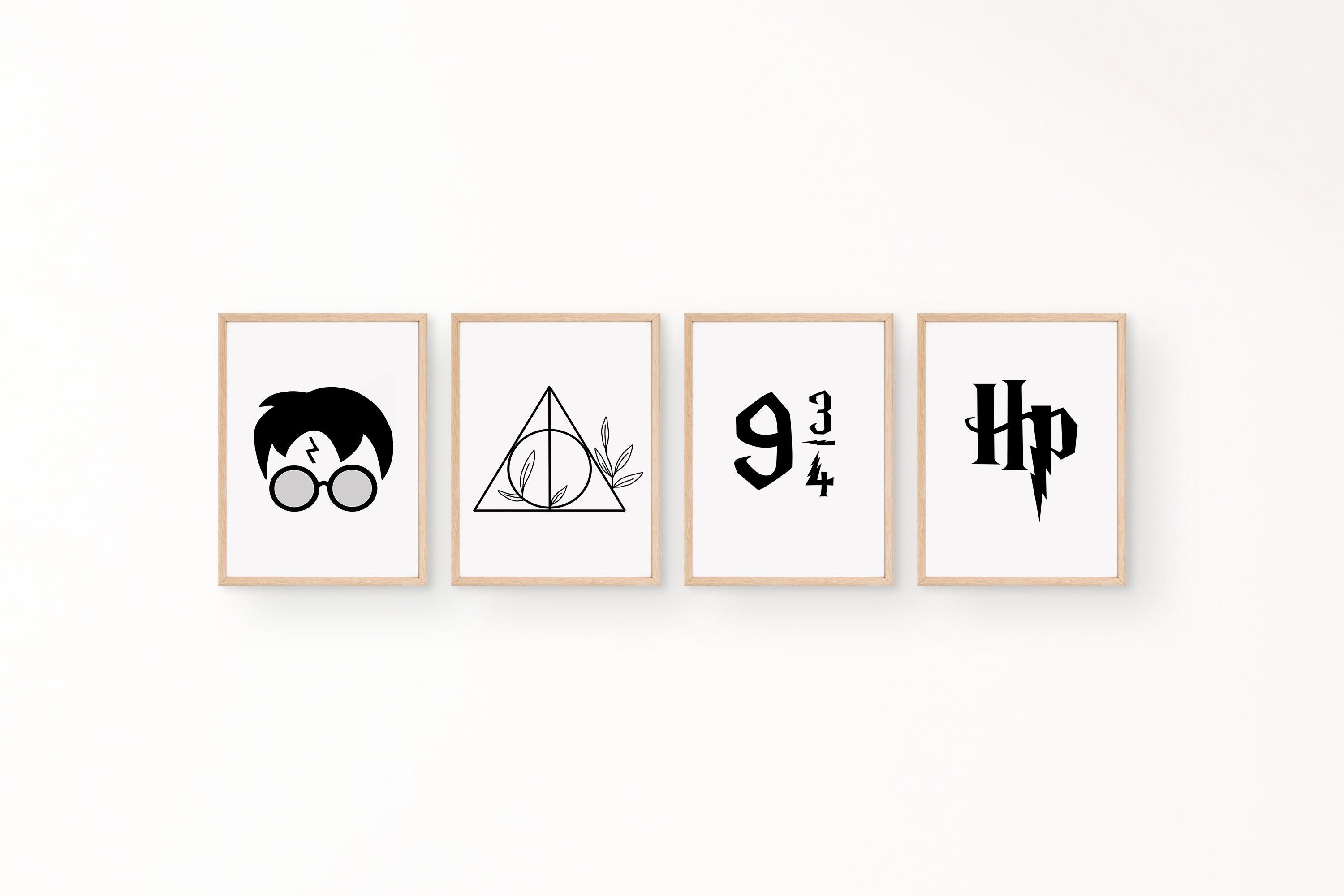 Wizarding World Themed Digital Print Bundle , Digital Wall Art - Etsy