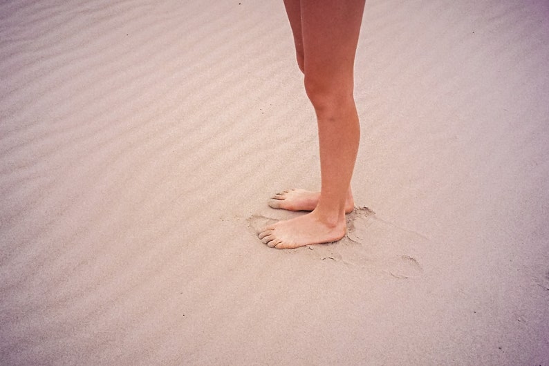 Toes in Sand Minimalist Photograph - Etsy