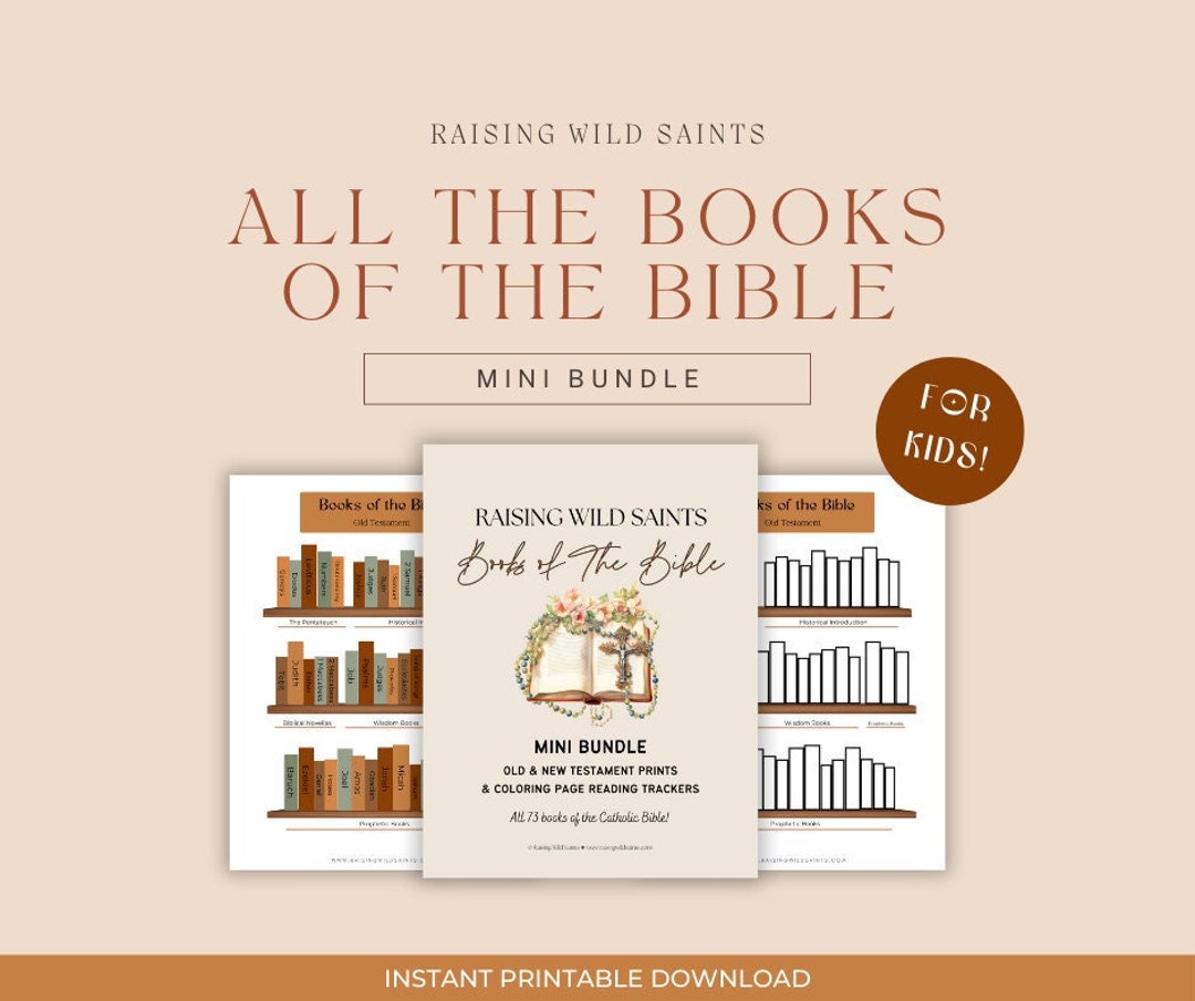 Catholic Books of the Bible Printable, Print & Coloring Pages DOWNLOAD ...