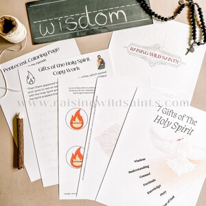 Pentecost Printable Craft & Activity DOWNLOAD, Flame + Dove Wall ...
