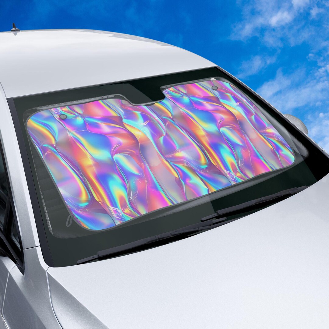 Iridescent Car Sun Shades | UV Protection | Holographic Shades for ...
