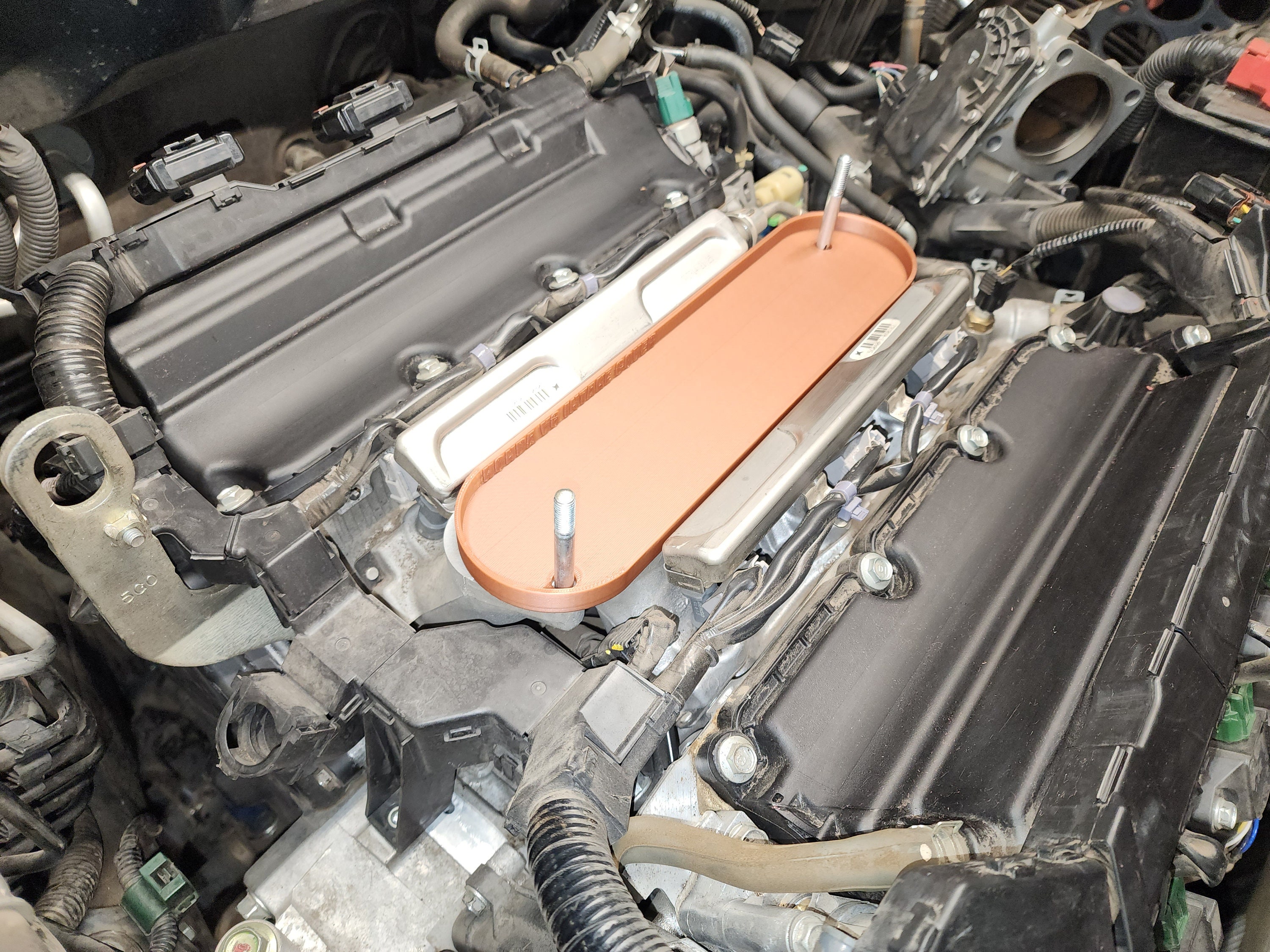 J32 J35 J37 Intake Block off Plate, Honda V6 Intake Plenum Cover 3D ...