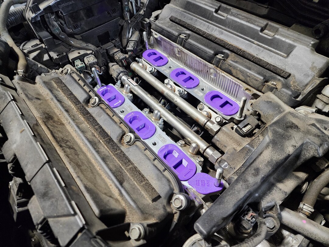 J35 Earth Dreams Individual Lower Intake Port Covers Honda & Acura- 3D ...