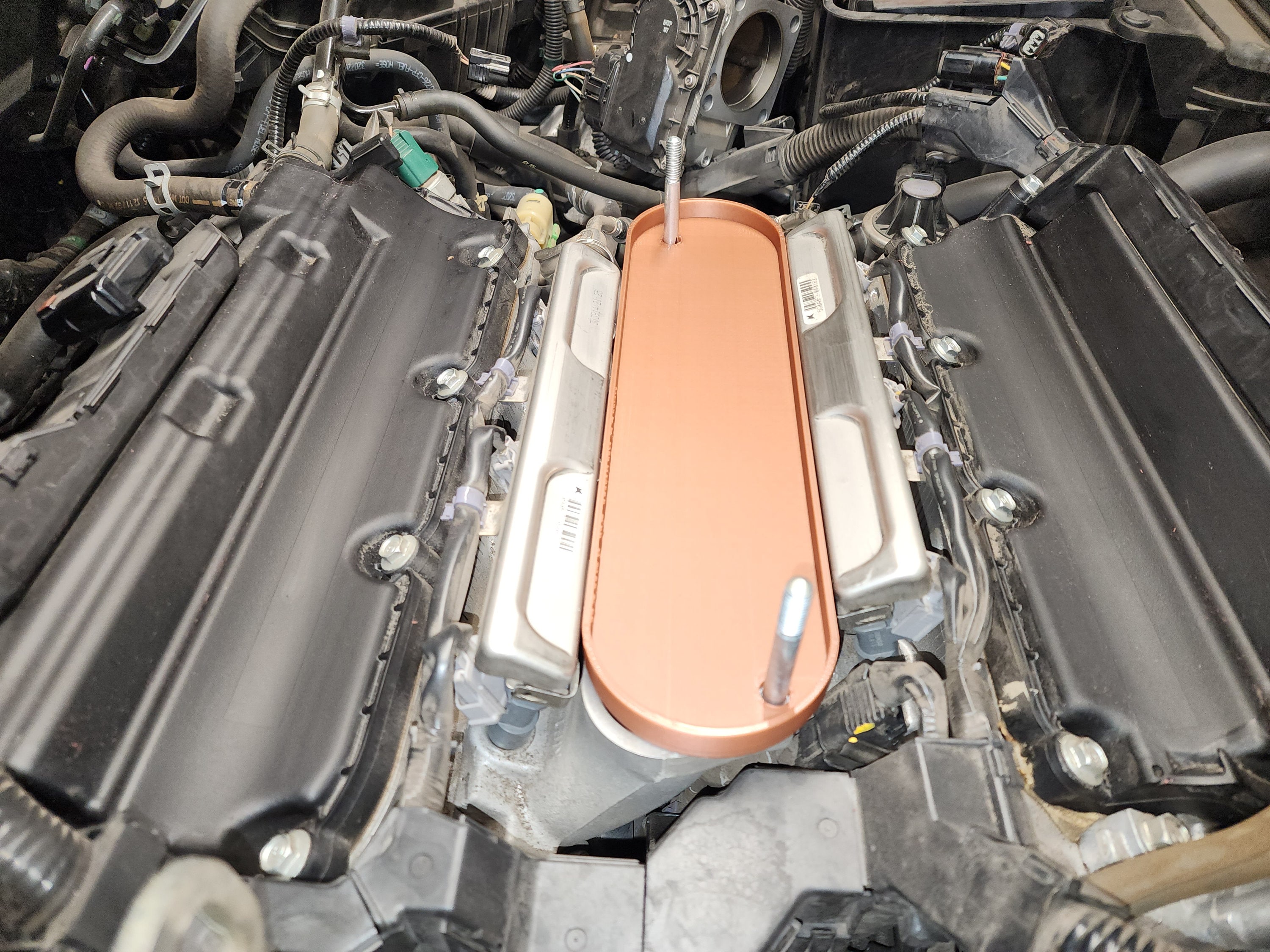 J32 J35 J37 Intake Block off Plate, Honda V6 Intake Plenum Cover 3D ...